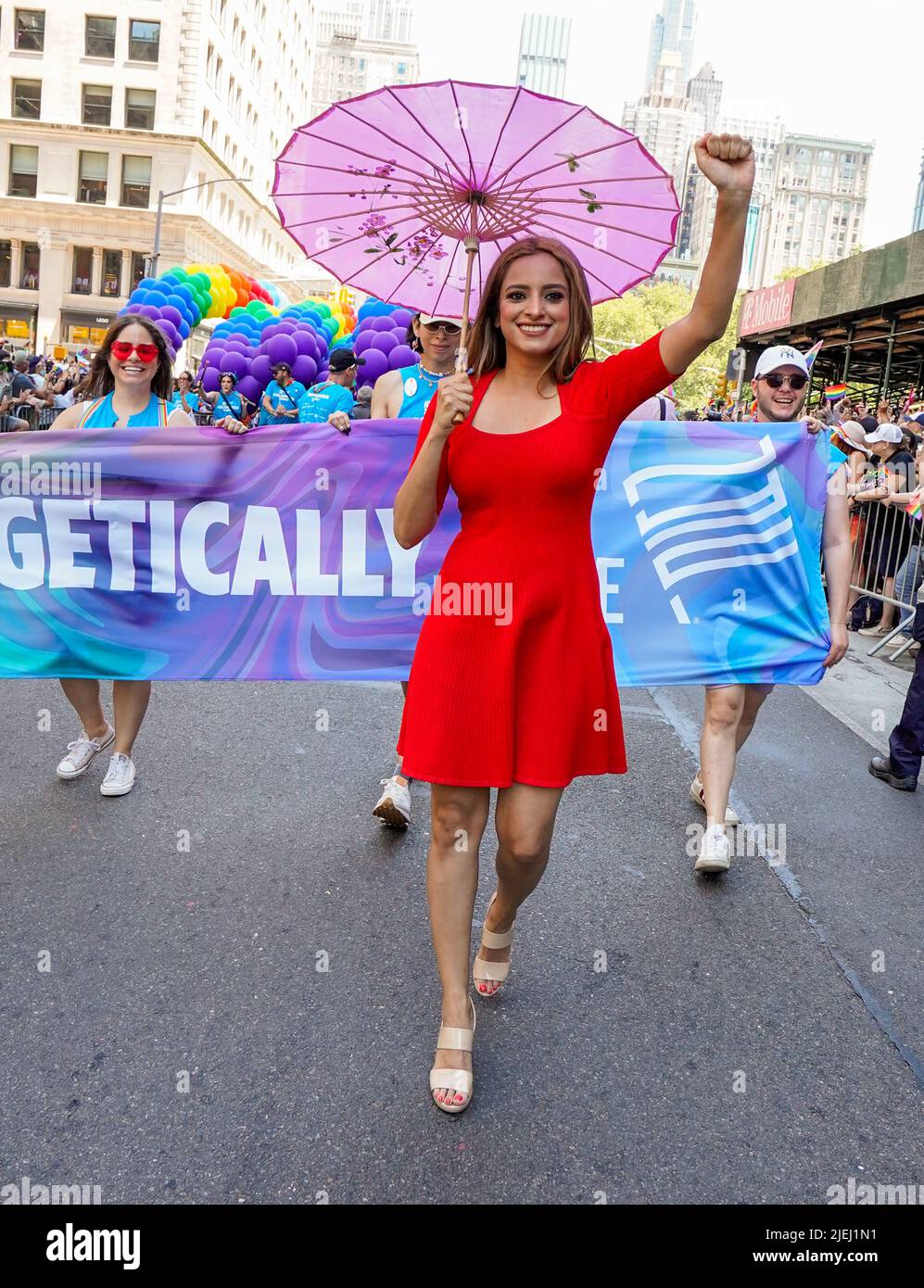 New York State Assembly woman Jenifer Rajkumar during The 2022 New York ...