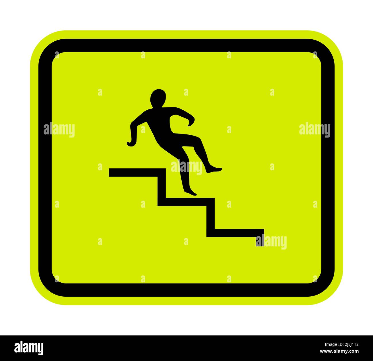 Beware Step Symbol Isolate On White Background,Vector Illustration EPS ...