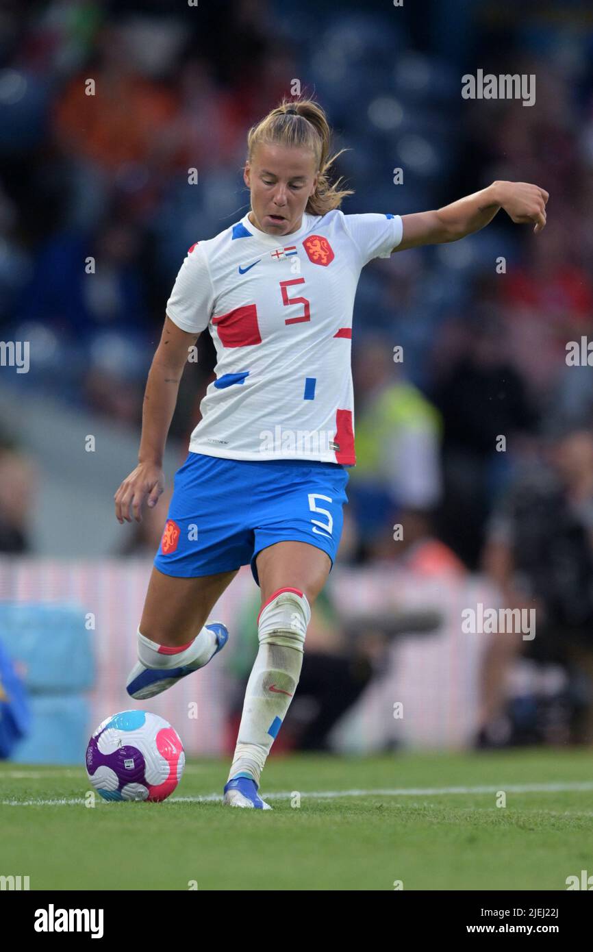 LEEDS - Lynn Wilms of Holland women during the England women's friendly ...