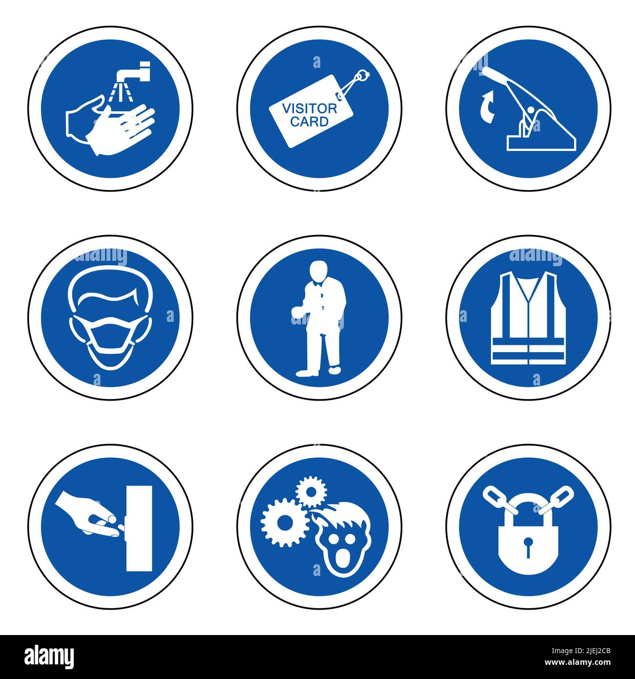 Required Personal Protective Equipment (PPE) Symbol,Safety Icon,Vector ...