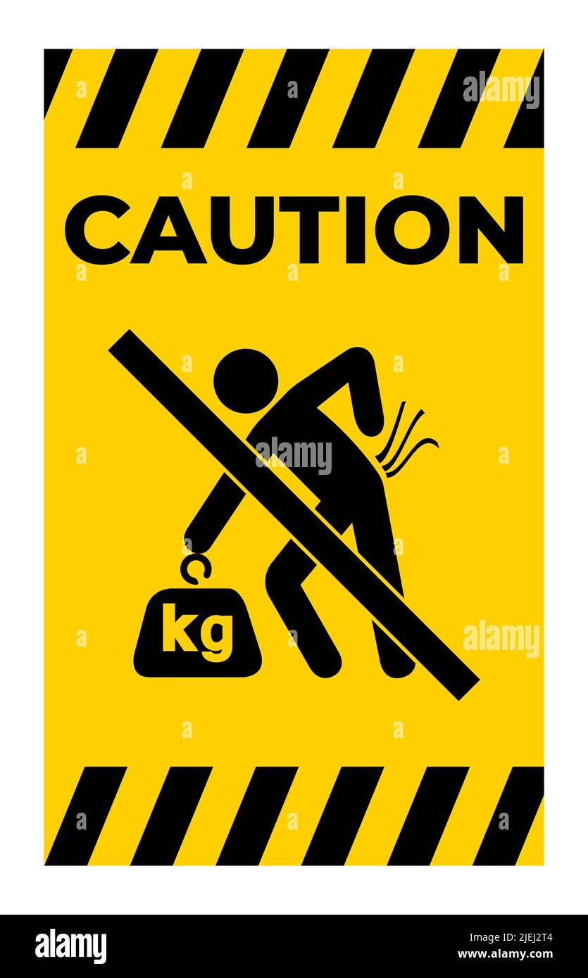 Lifting Hazard May Result In Injury See Safety Manual For Lifting ...
