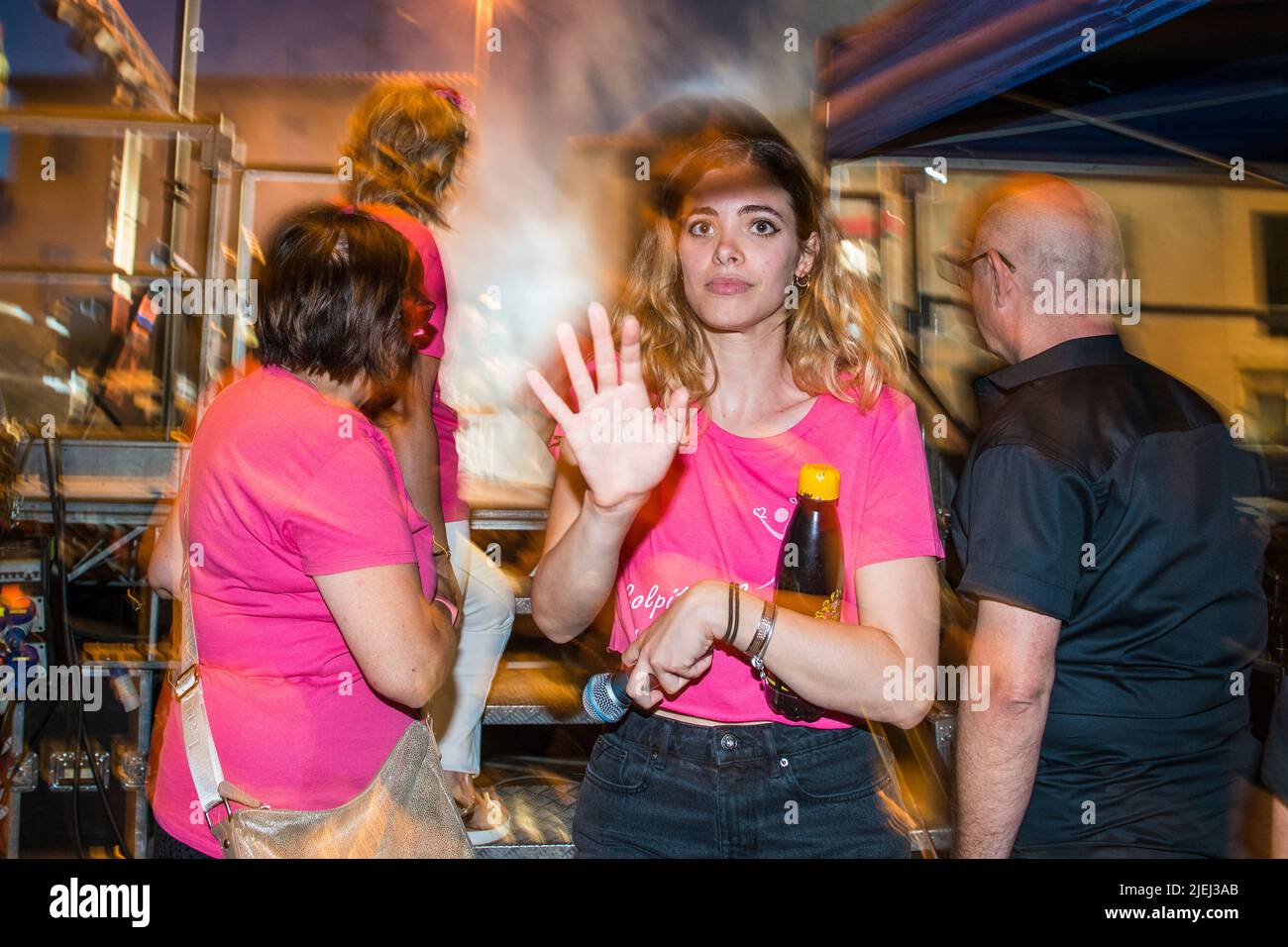 Italy, Castano Primo, Missklang concert Stock Photo - Alamy