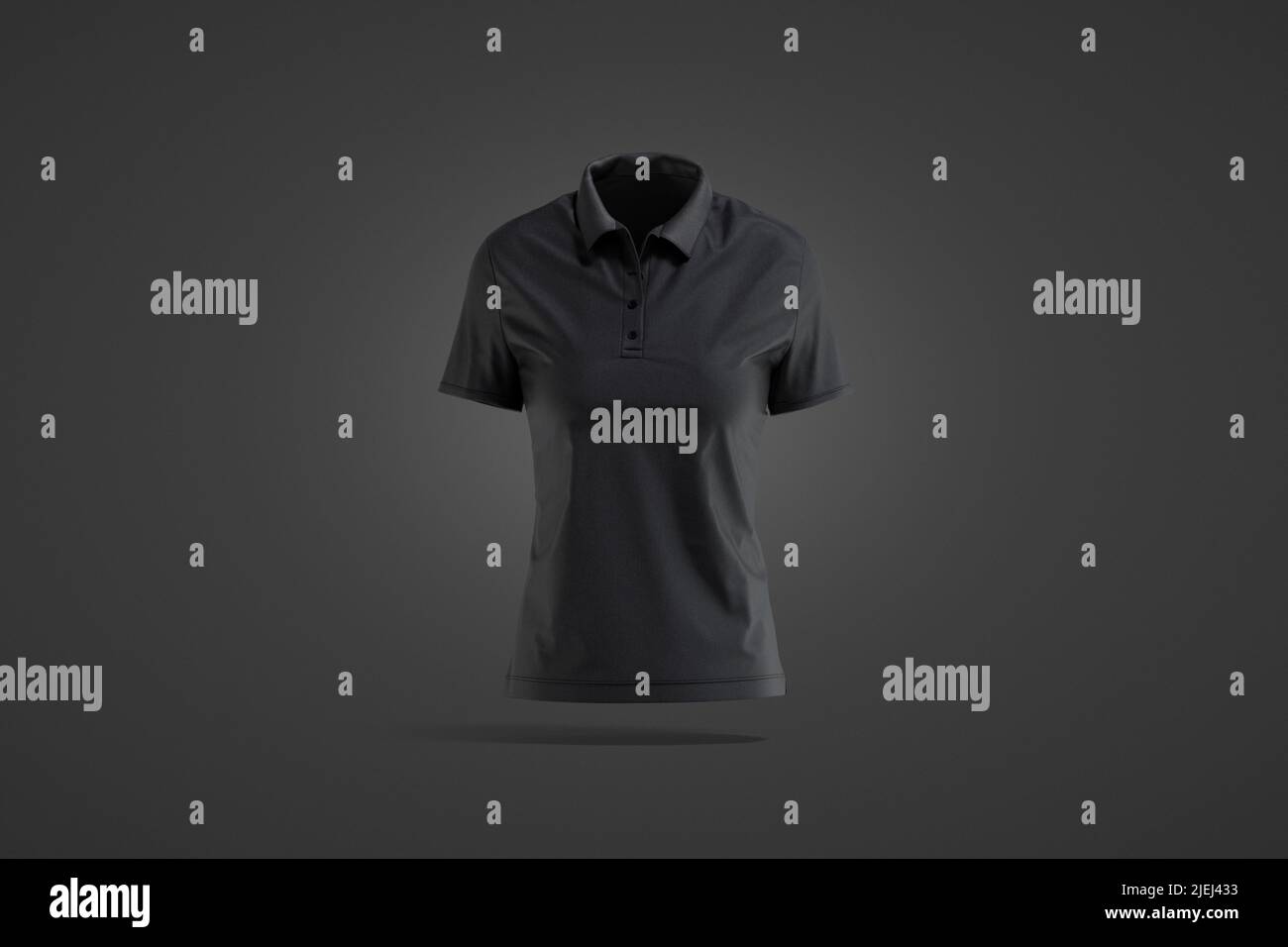 Black Polo Shirt Design Template