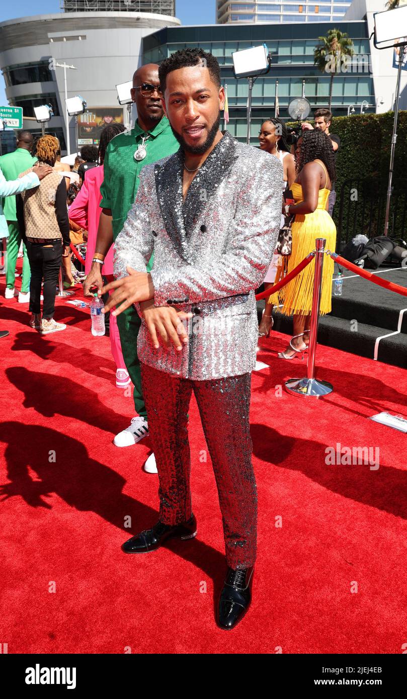 Los Angeles, Ca. 26th June, 2022. Jacob Latimore at the BET Awards 2022 ...