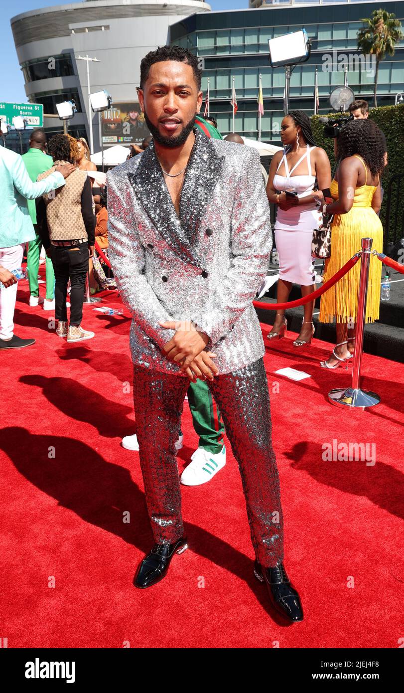 Los Angeles, Ca. 26th June, 2022. Jacob Latimore at the BET Awards 2022 ...