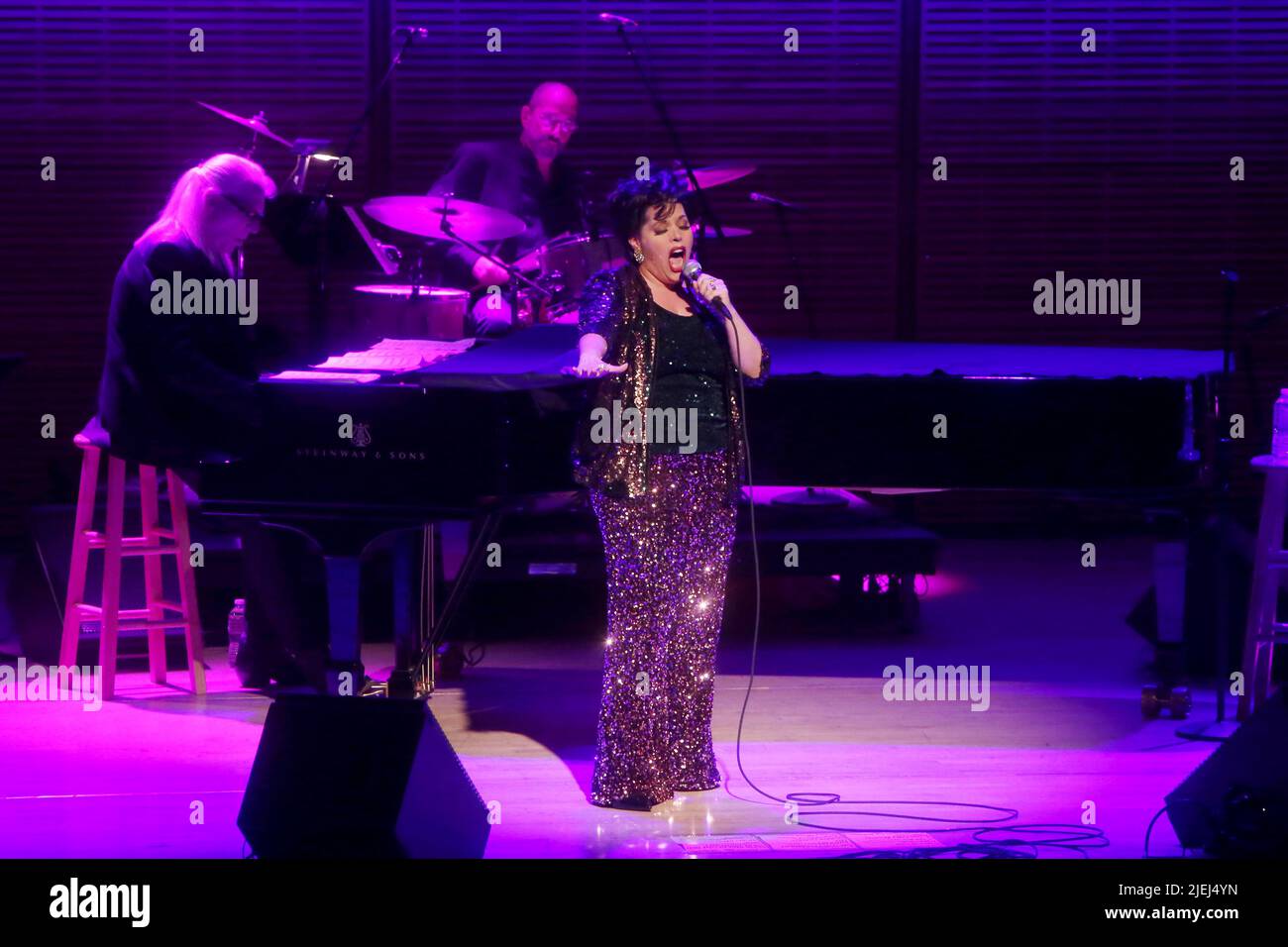 New York, NY, USA. 25th June, 2022. Debbie Wileman performing in her ...