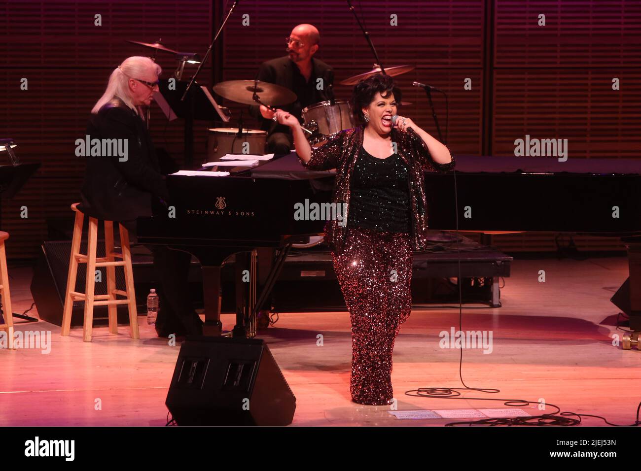 New York, NY, USA. 25th June, 2022. Debbie Wileman performing in her ...