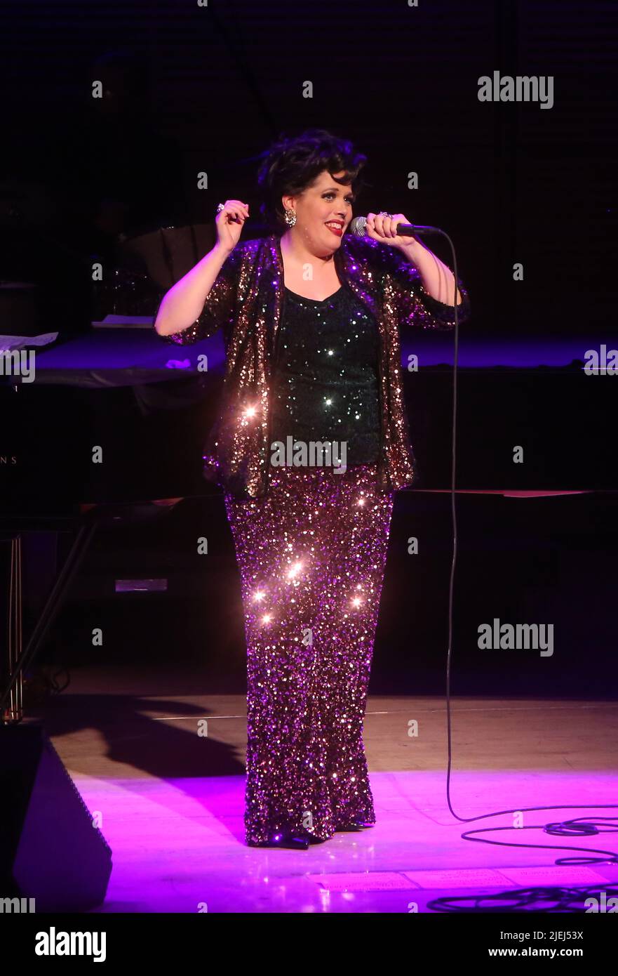 New York, NY, USA. 25th June, 2022. Debbie Wileman performing in her ...