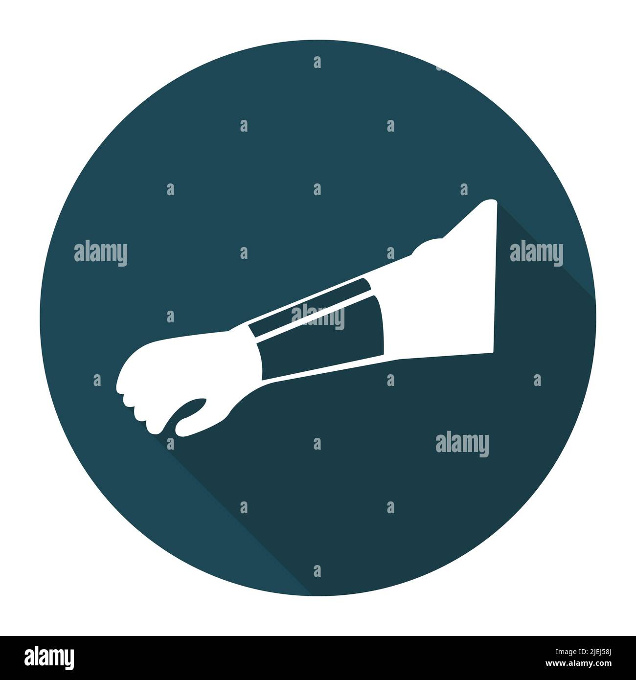 Symbol Wear Arm Protection Sign on black background,Vector llustration ...