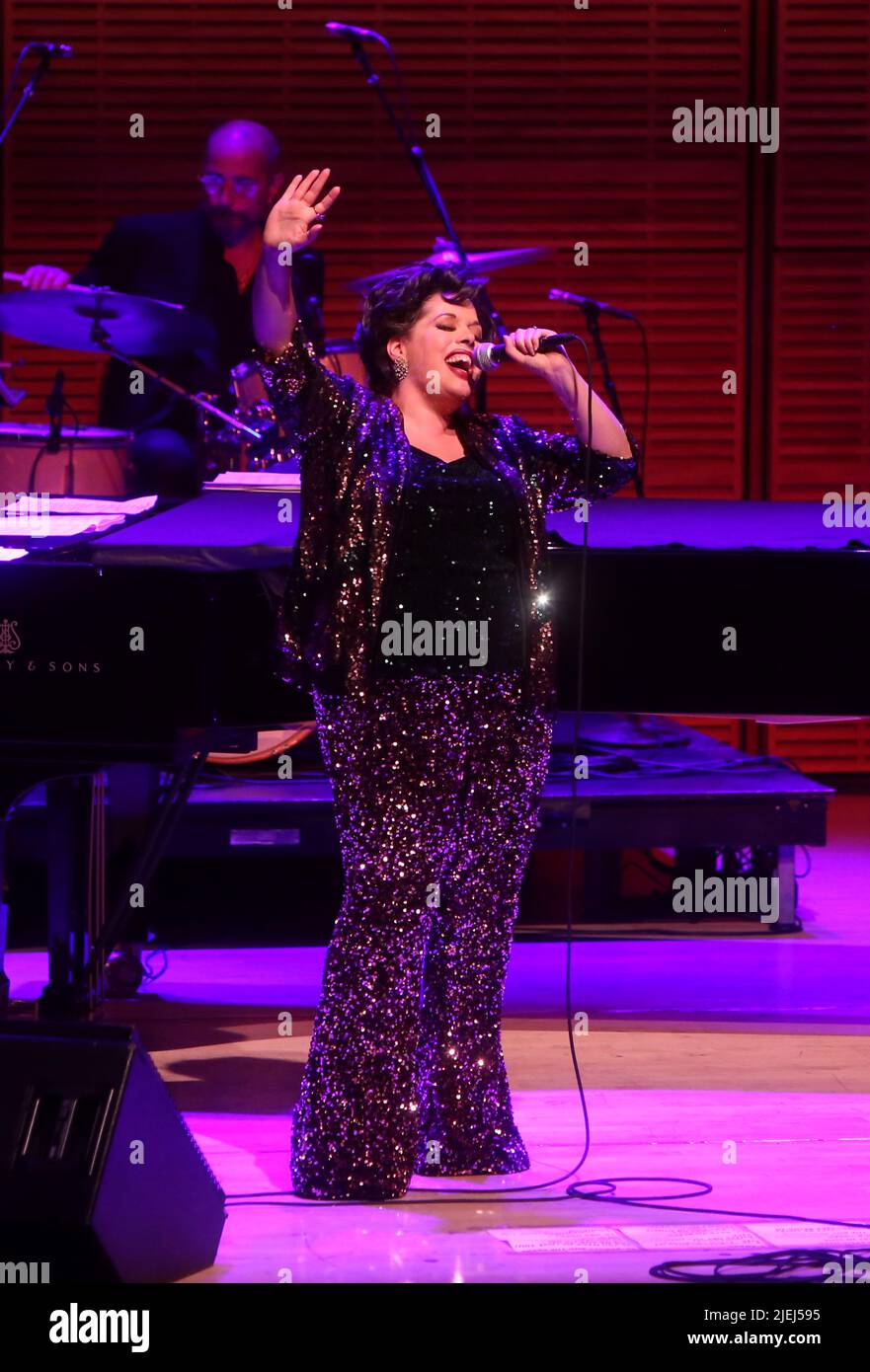 New York, NY, USA. 25th June, 2022. Debbie Wileman performing in her ...
