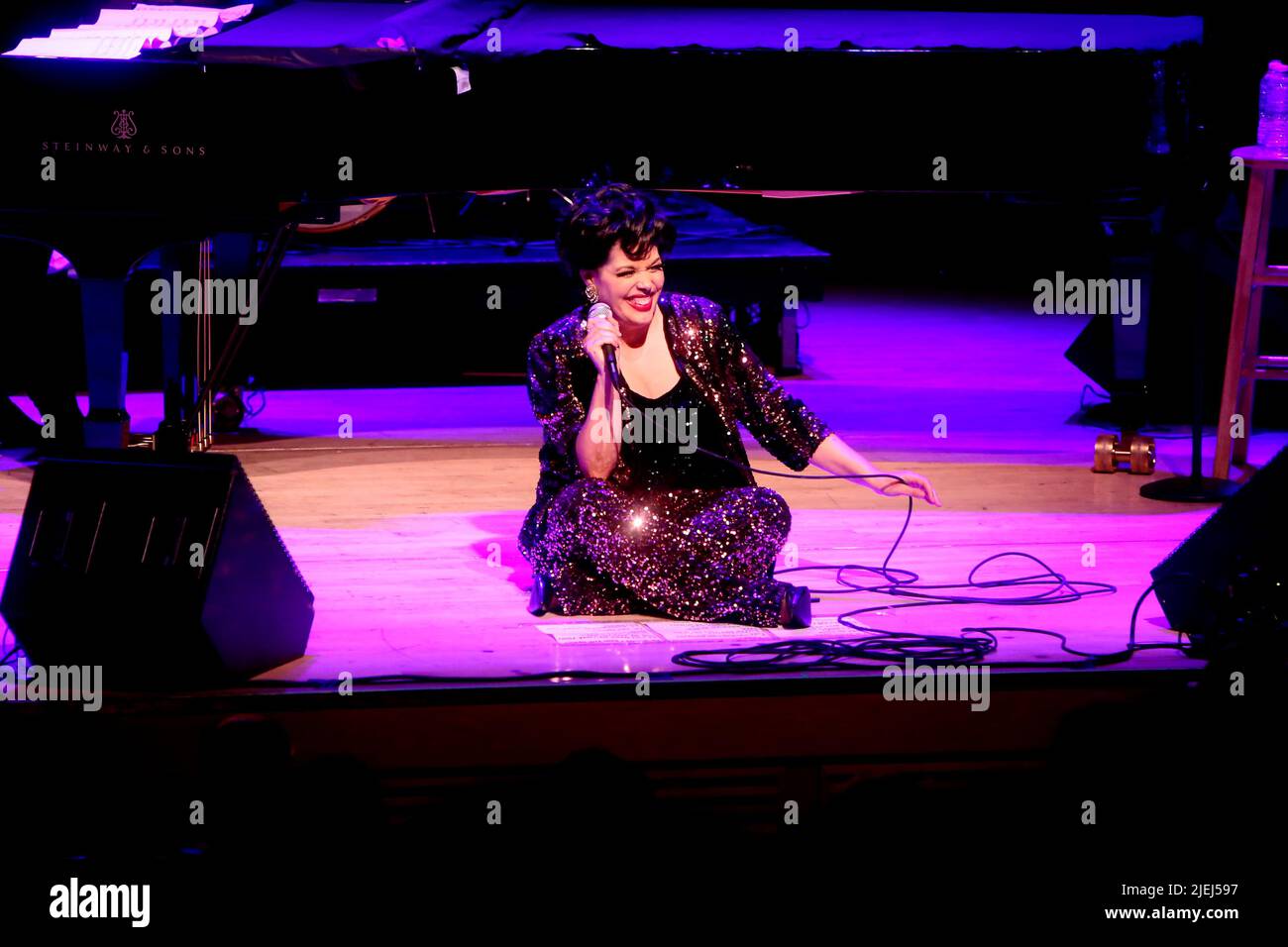 New York, NY, USA. 25th June, 2022. Debbie Wileman performing in her ...
