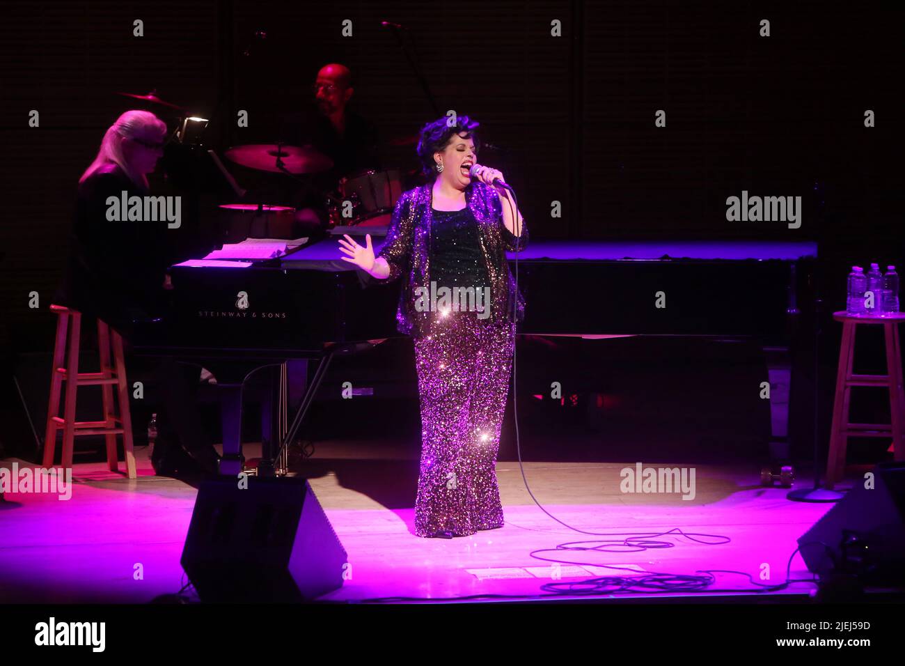 New York, NY, USA. 25th June, 2022. Debbie Wileman performing in her ...