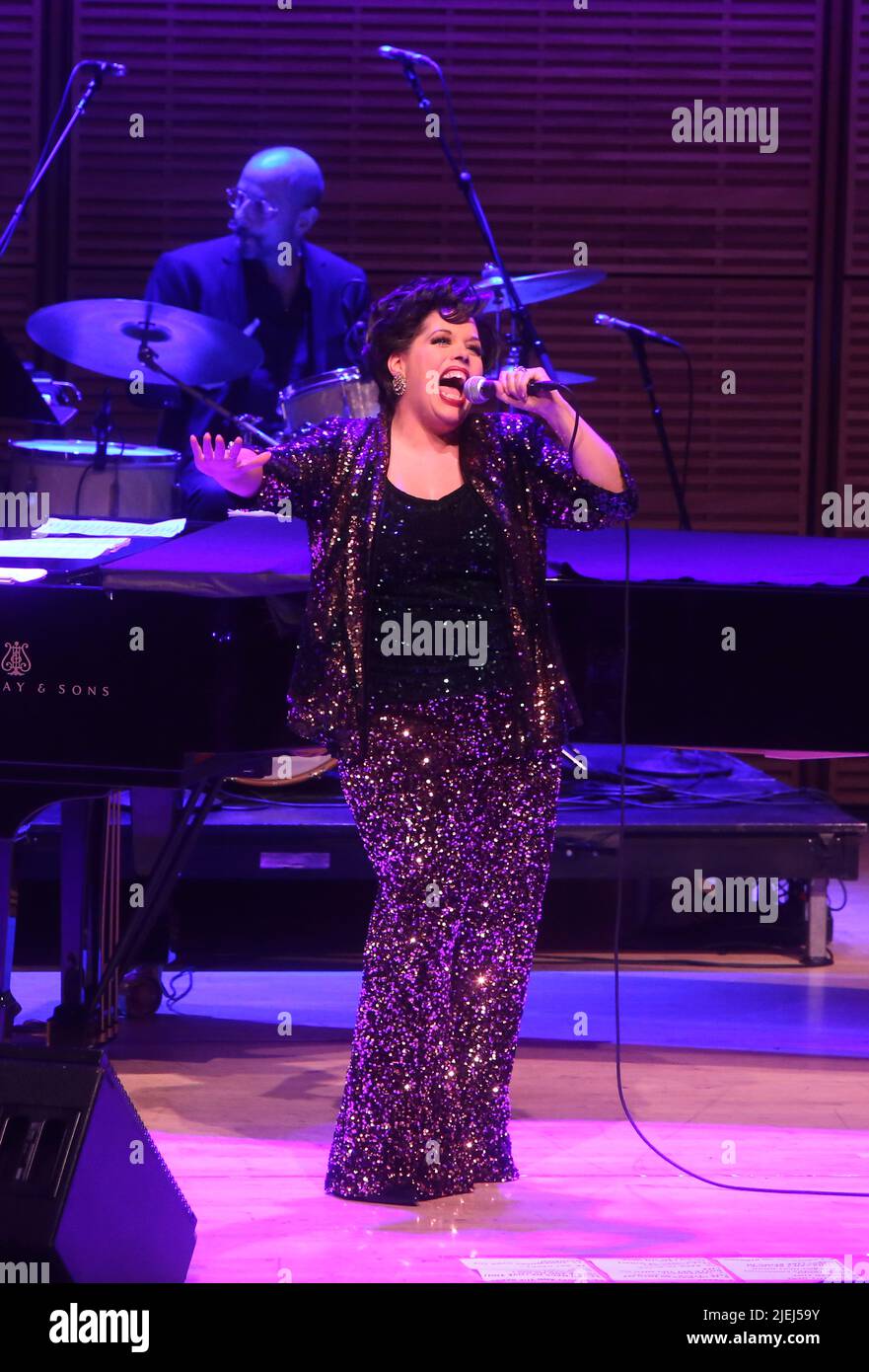 New York, NY, USA. 25th June, 2022. Debbie Wileman performing in her ...