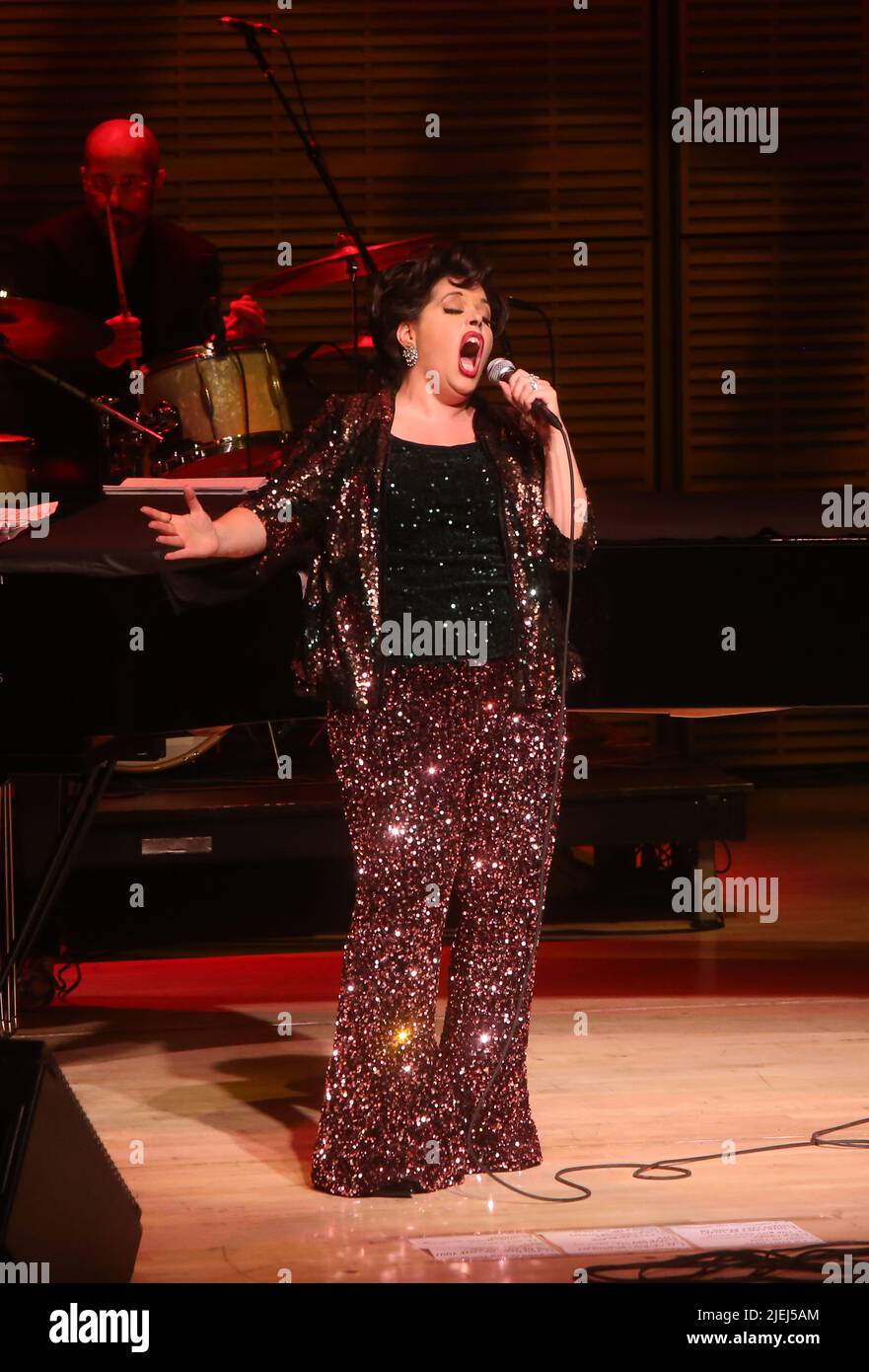 New York, NY, USA. 25th June, 2022. Debbie Wileman performing in her ...
