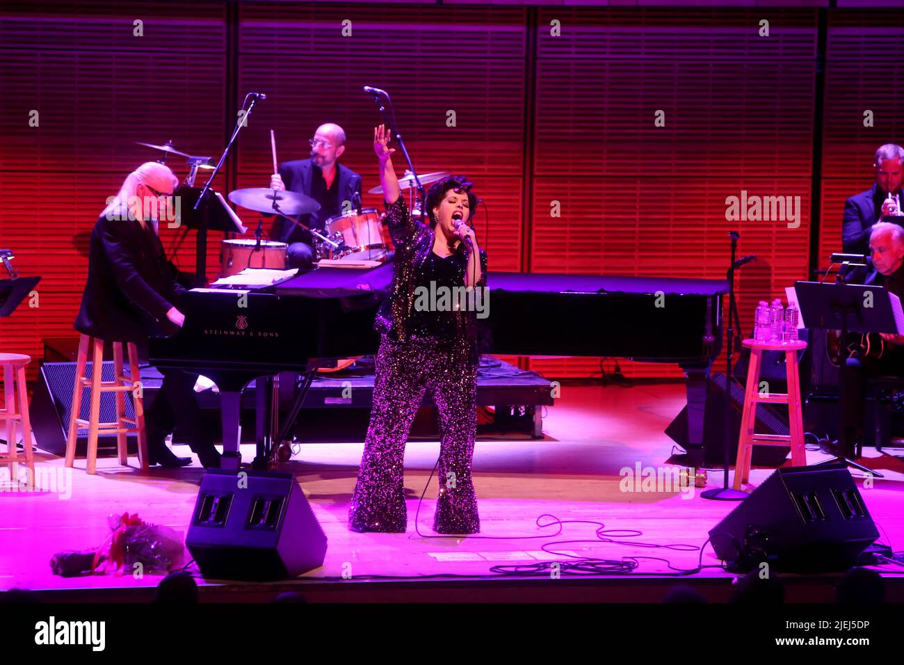 New York, NY, USA. 25th June, 2022. Debbie Wileman performing in her ...