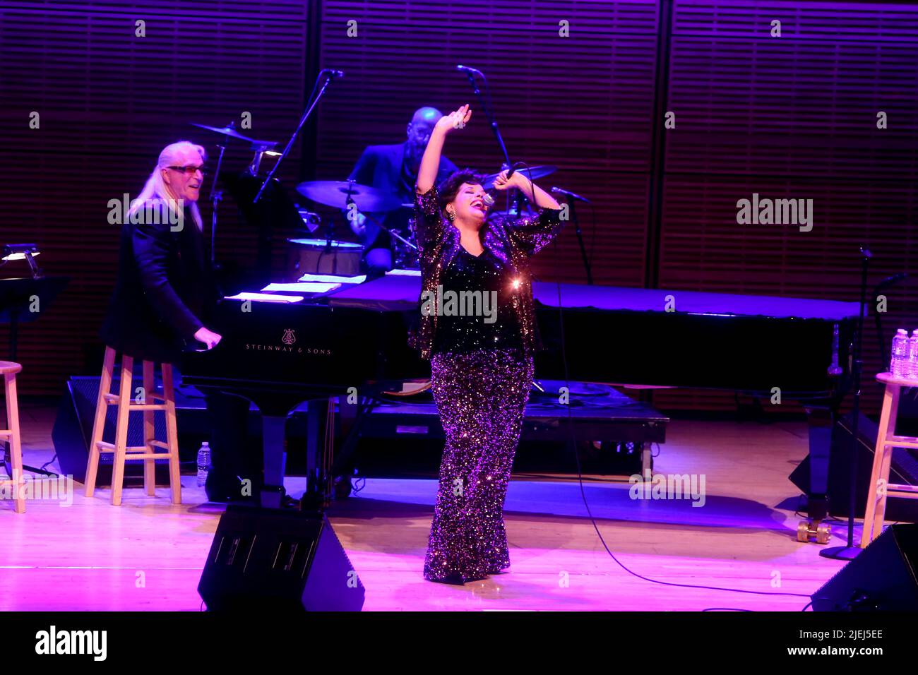New York, NY, USA. 25th June, 2022. Debbie Wileman performing in her ...