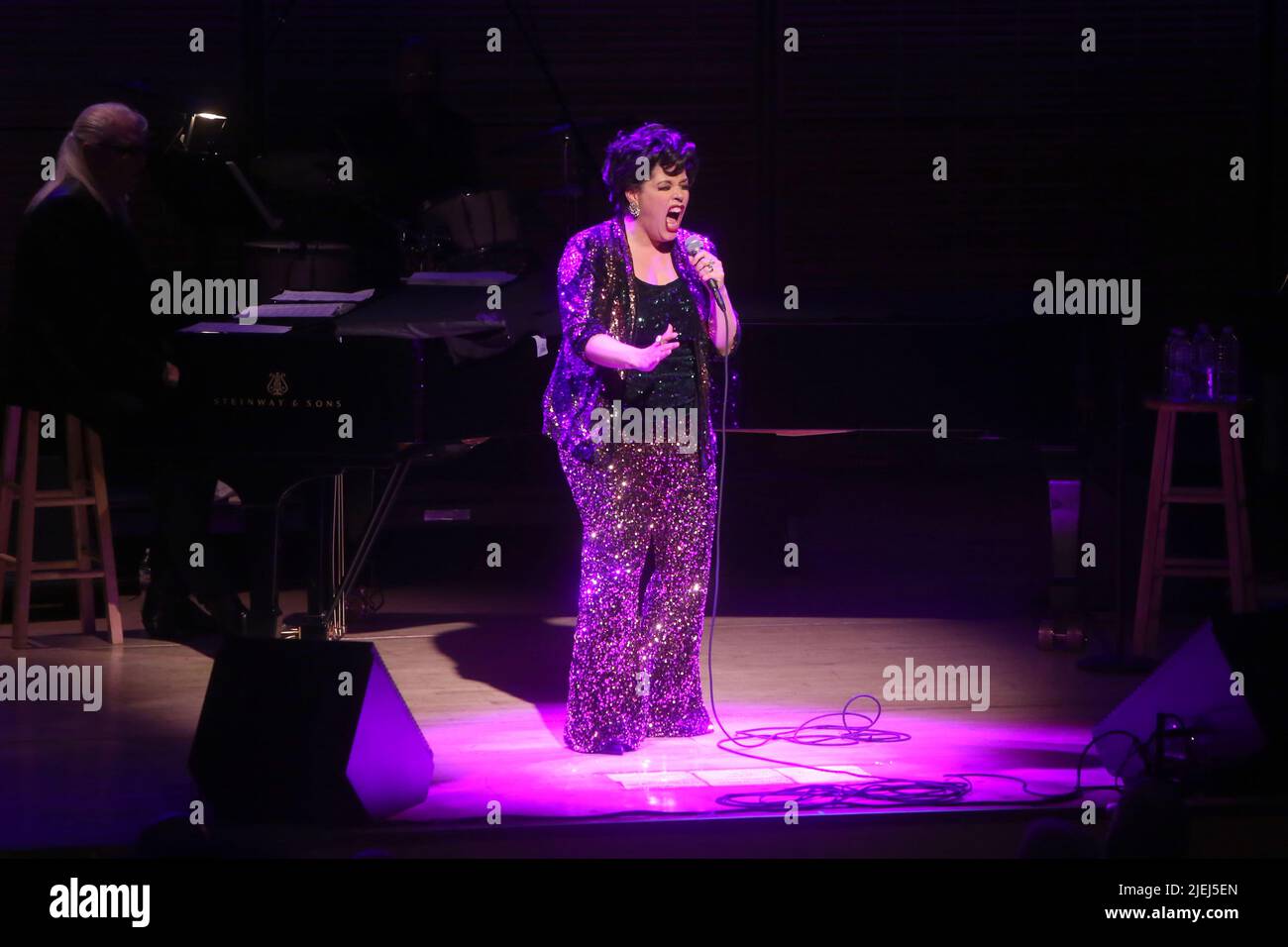 New York, NY, USA. 25th June, 2022. Debbie Wileman performing in her ...