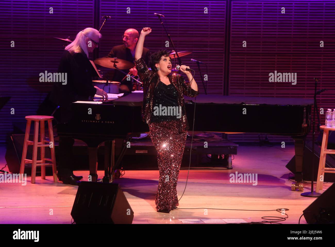 New York, NY, USA. 25th June, 2022. Debbie Wileman performing in her ...