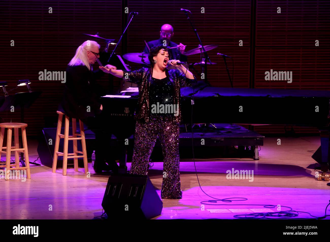 New York, NY, USA. 25th June, 2022. Debbie Wileman performing in her ...