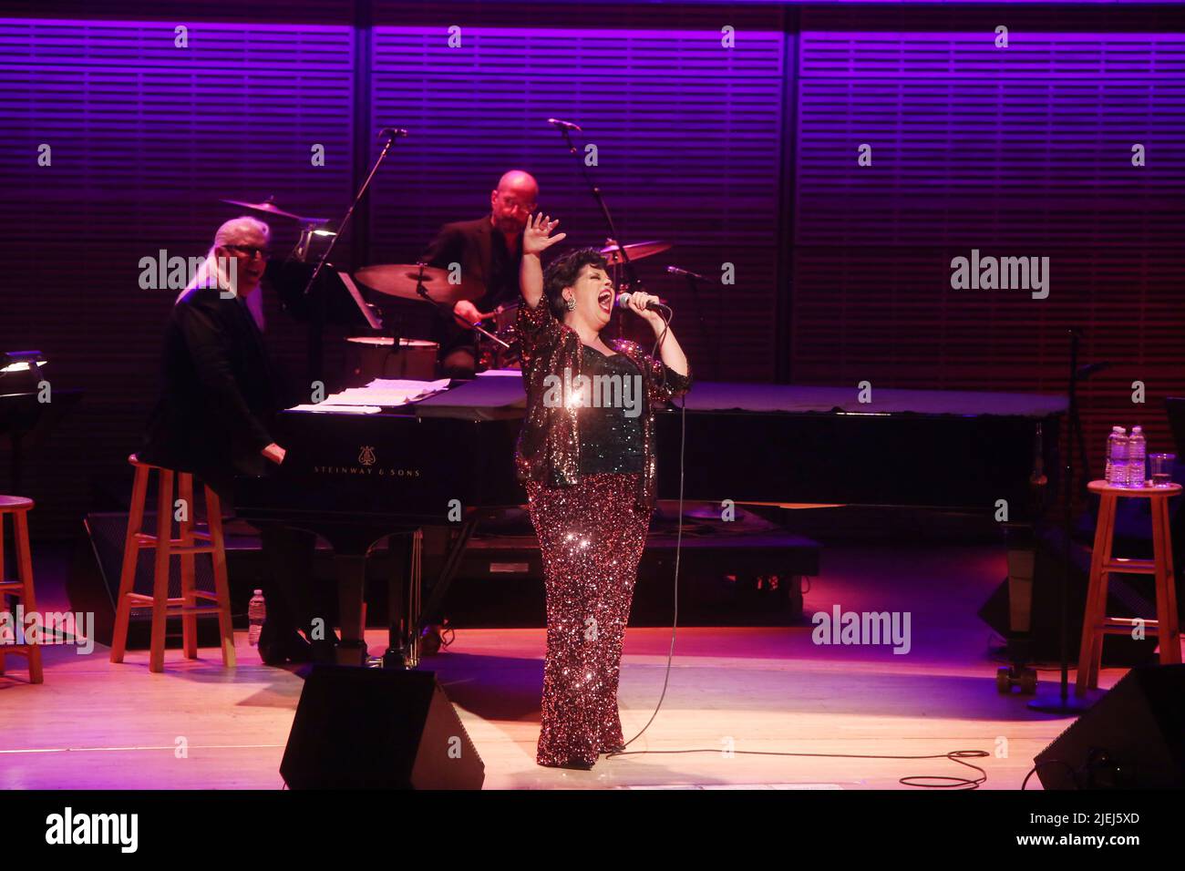 New York, NY, USA. 25th June, 2022. Debbie Wileman performing in her ...