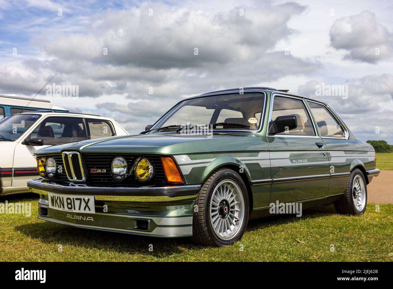 1982 BMW 323i E21 ‘WKN 817X’ on display at the Bicester Scramble on the ...