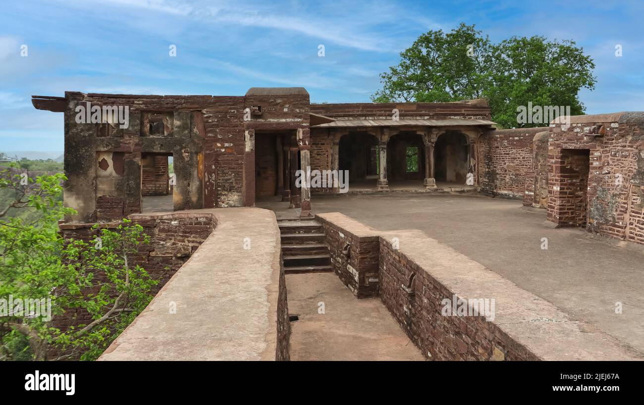 View of watch point, Narwar Fort, Madhya Pradesh, India Stock Photo - Alamy