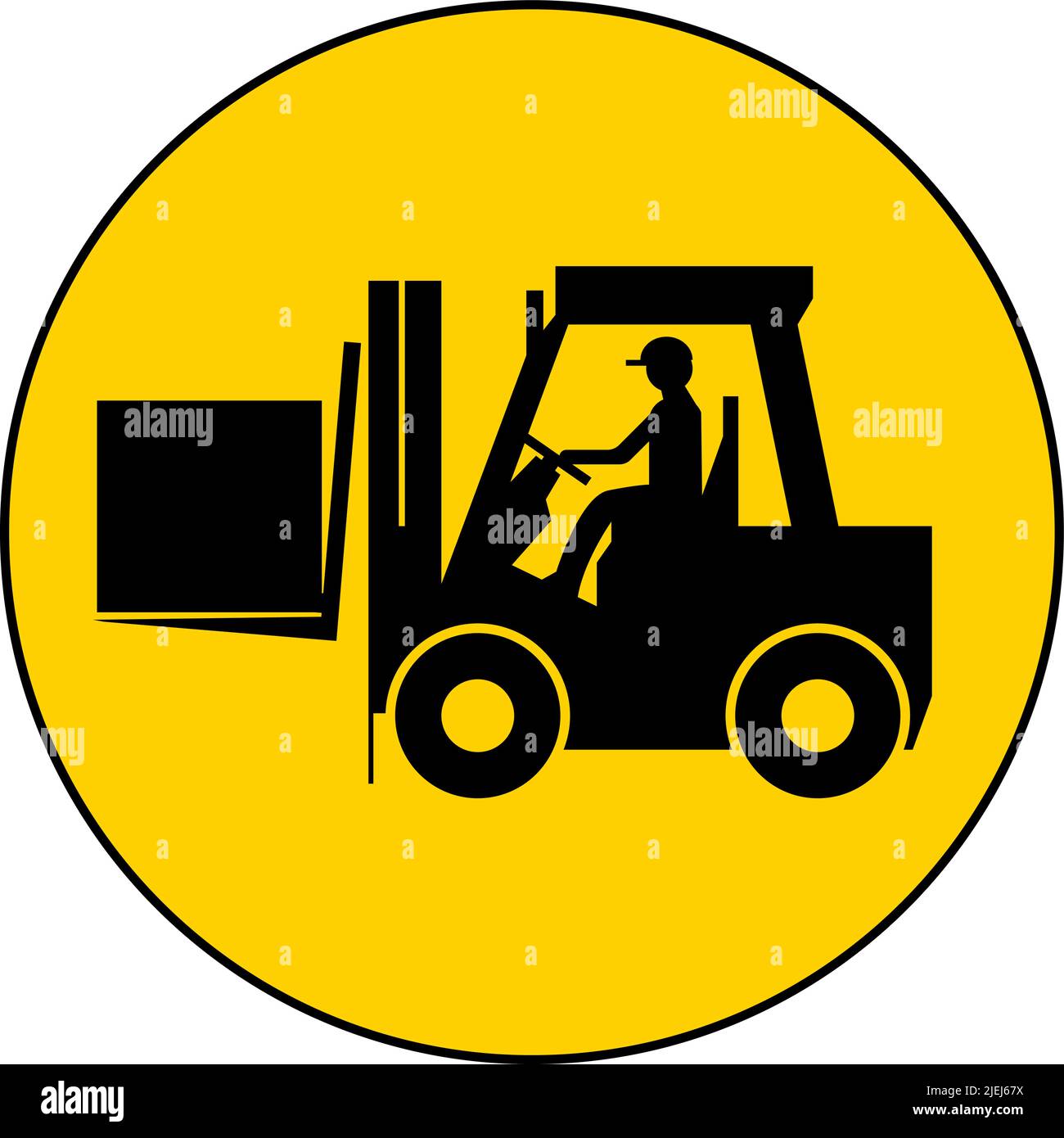 Signs forklift Stock Vector Images - Alamy