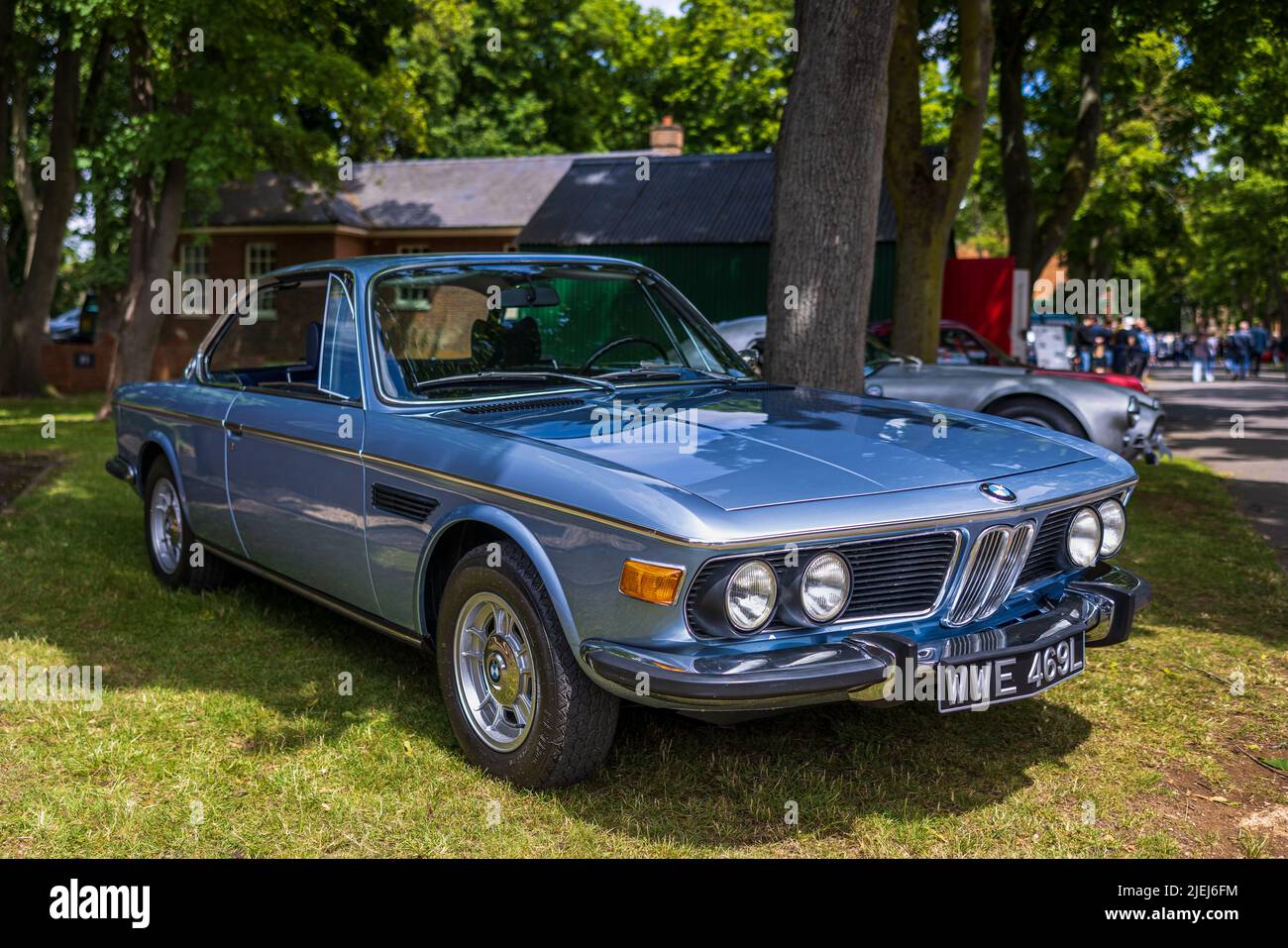 1973 BMW 3.0CSi ‘WWE 469L’ on display at the June Scramble held at the ...
