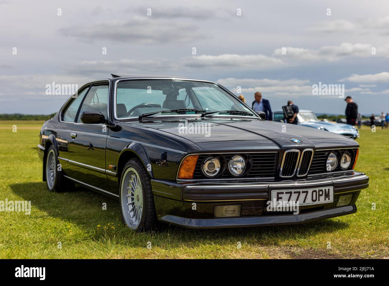 1989 BMW 635CSi ‘F777 OPM’ on display at the Bicester Scramble on the ...