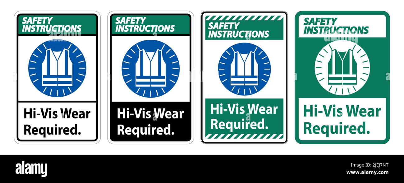 Safety hi vis icon Stock Vector Images - Alamy