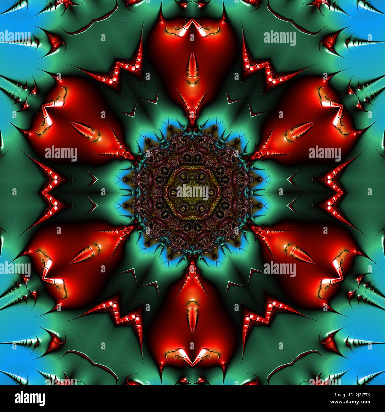 Abstract Computer generated Fractal design. A fractal is a never-ending ...