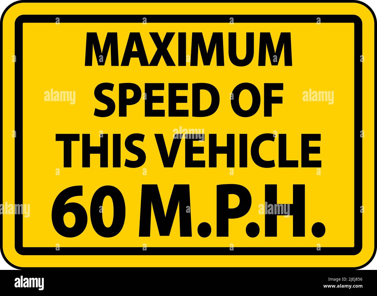60 speed limitation road sign Stock Vector Images - Alamy