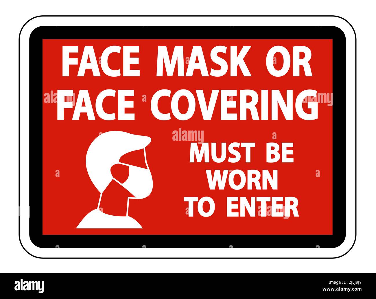 Hospital face covering sign hi-res stock photography and images - Alamy