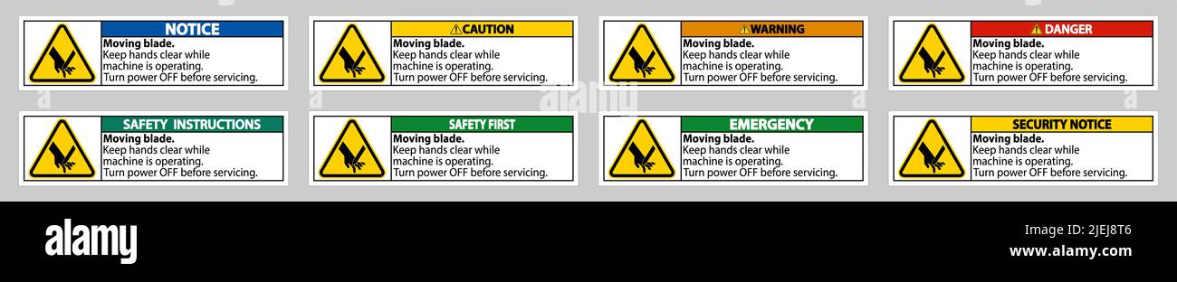 Moving blade Symbol Sign Isolate on White Background Stock Vector Image ...