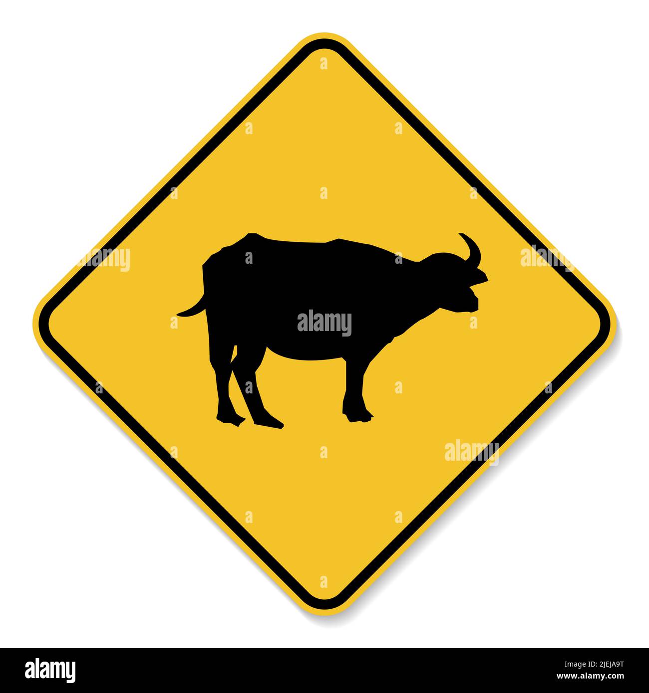 Animal crossing sign on white background,vector illustration Stock ...