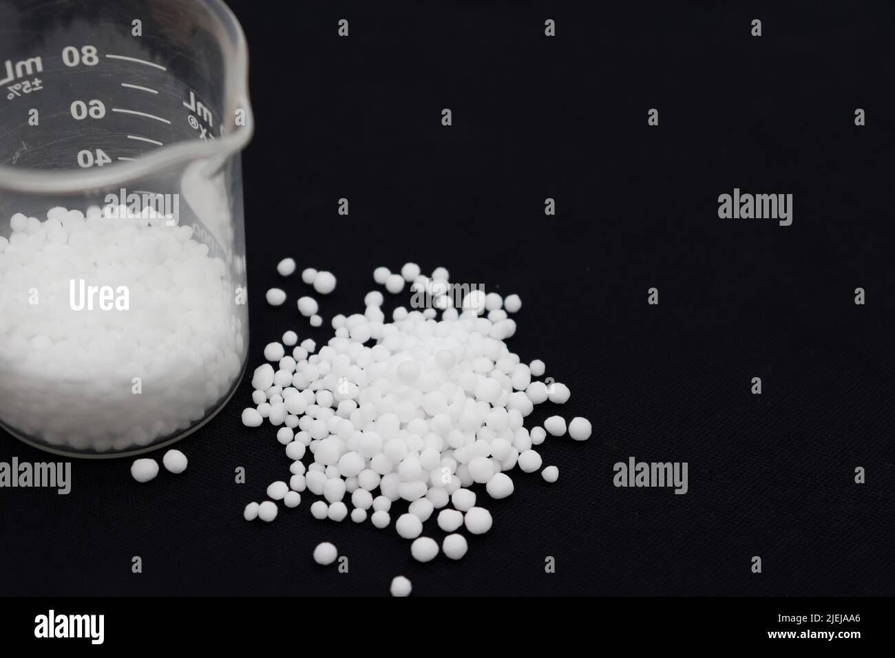 white urea on black background Stock Photo - Alamy