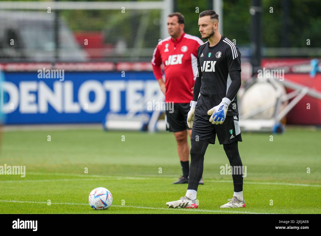 Rotterdam - Goalkeeper Justin Bijlow of Feyenoord during the Feyenoord ...