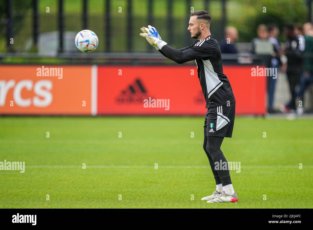 Rotterdam - Goalkeeper Justin Bijlow of Feyenoord during the Feyenoord at 1908 on 27 June 2022 ...