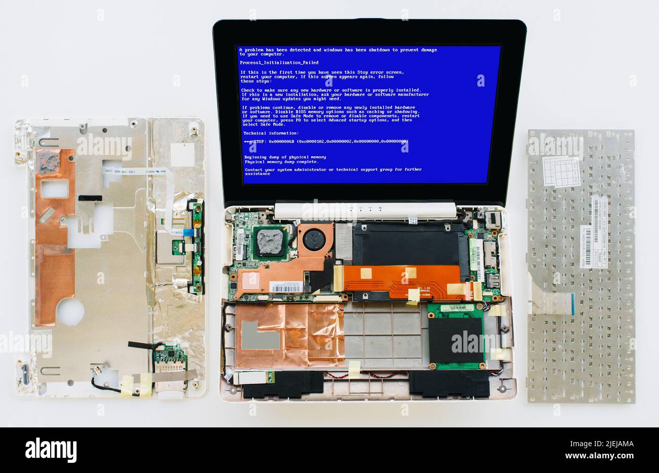 System crash information hi-res stock photography and images - Alamy