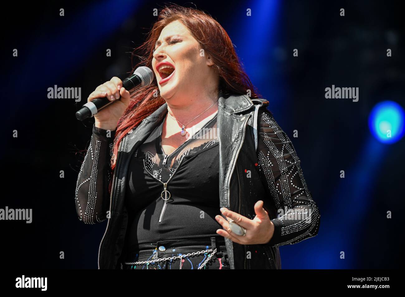 Tiffany seen performing at Lets Rock Leeds 80s Festival in Temple ...