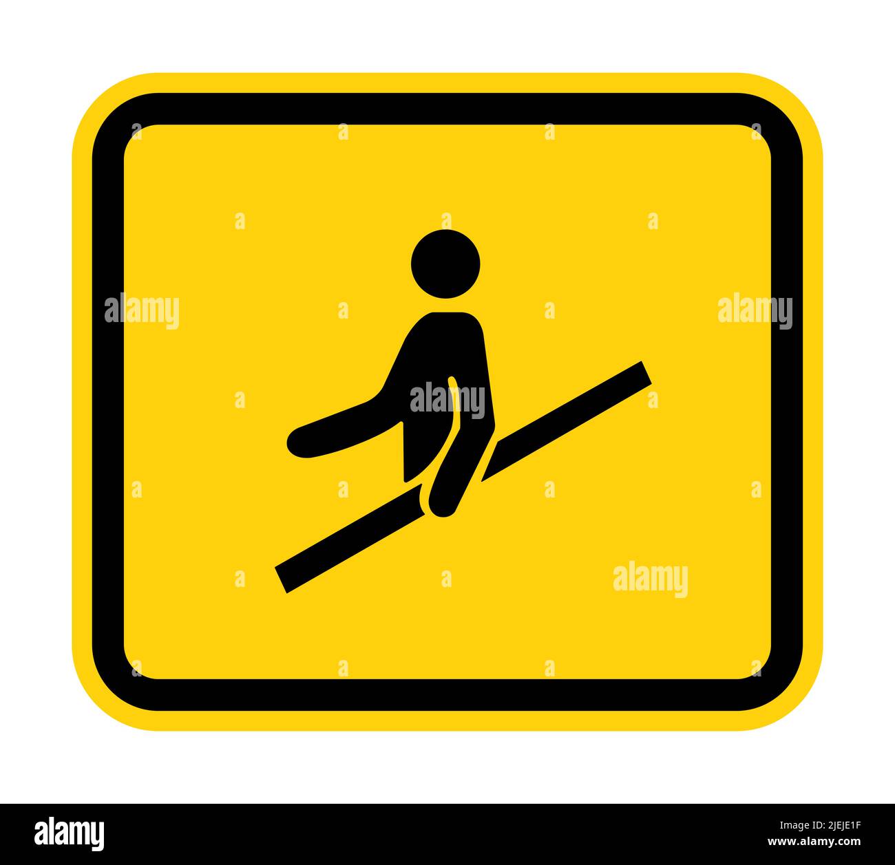 PPE Icon.Use Handrail Symbol Sign Isolate On White Background,Vector ...