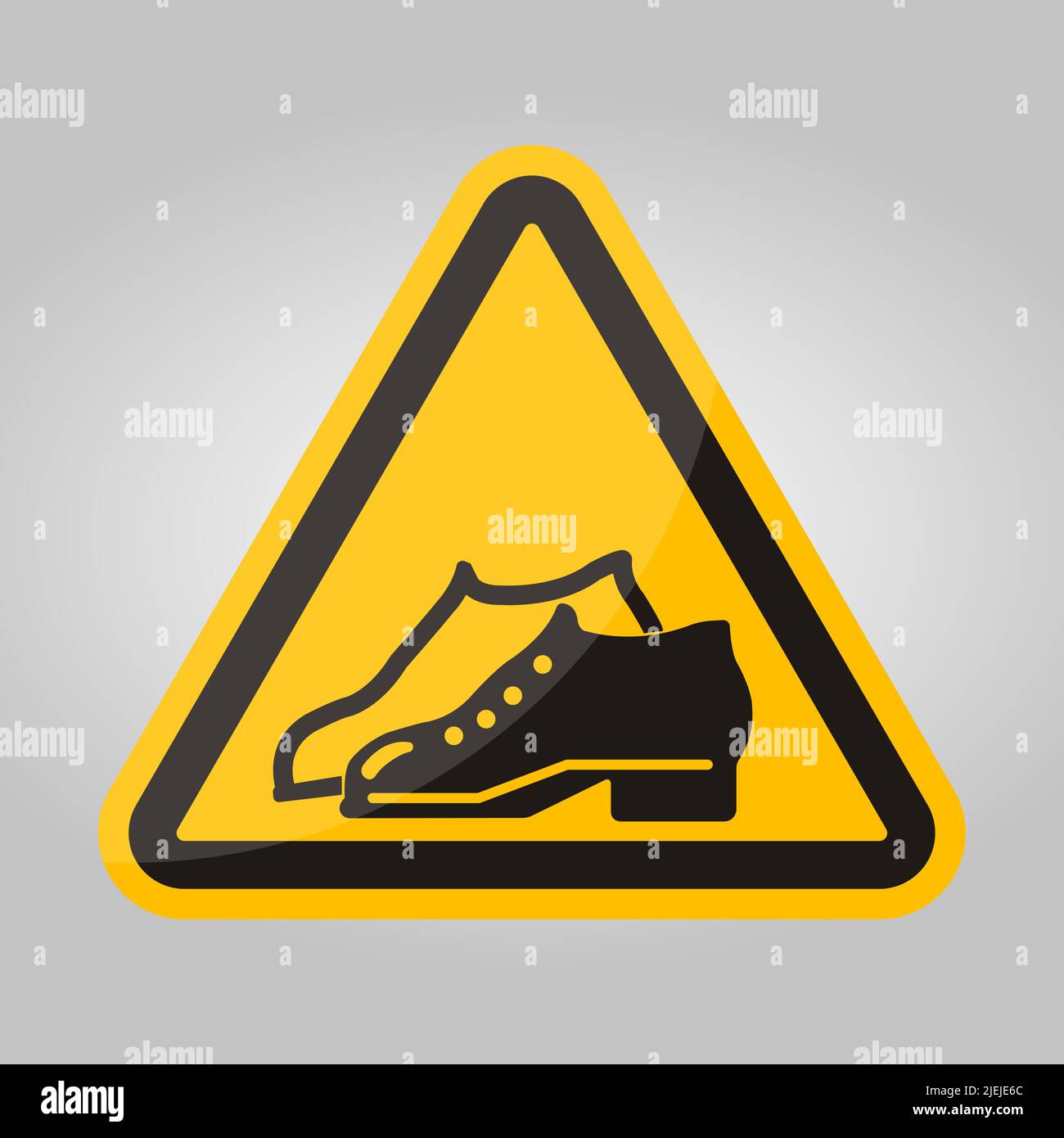 Symbol Enclosed Shoes Are Required In The Manufacturing Area sign ...