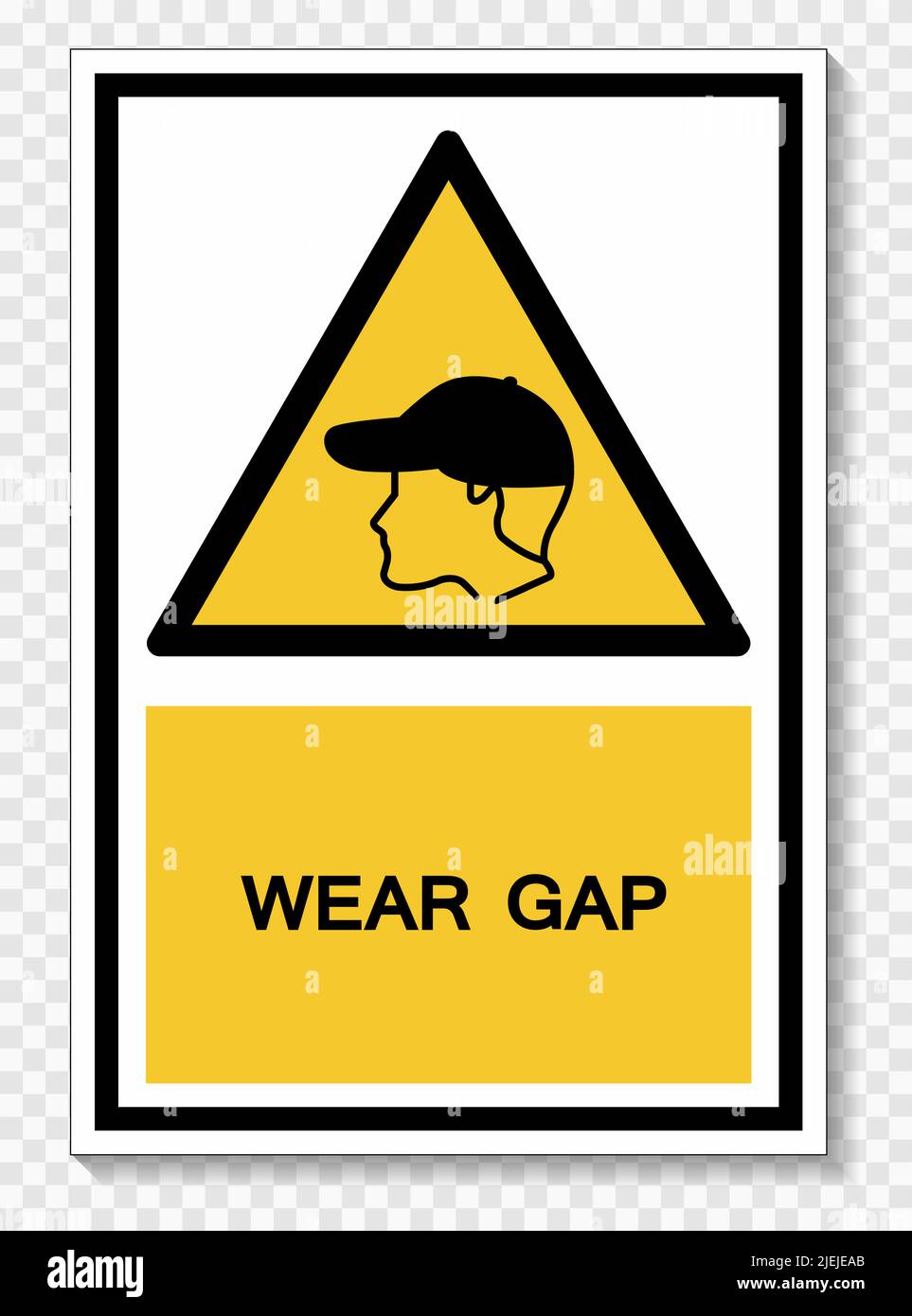 Wear Gap Symbol Sign Isolate On White Background,Vector Illustration ...