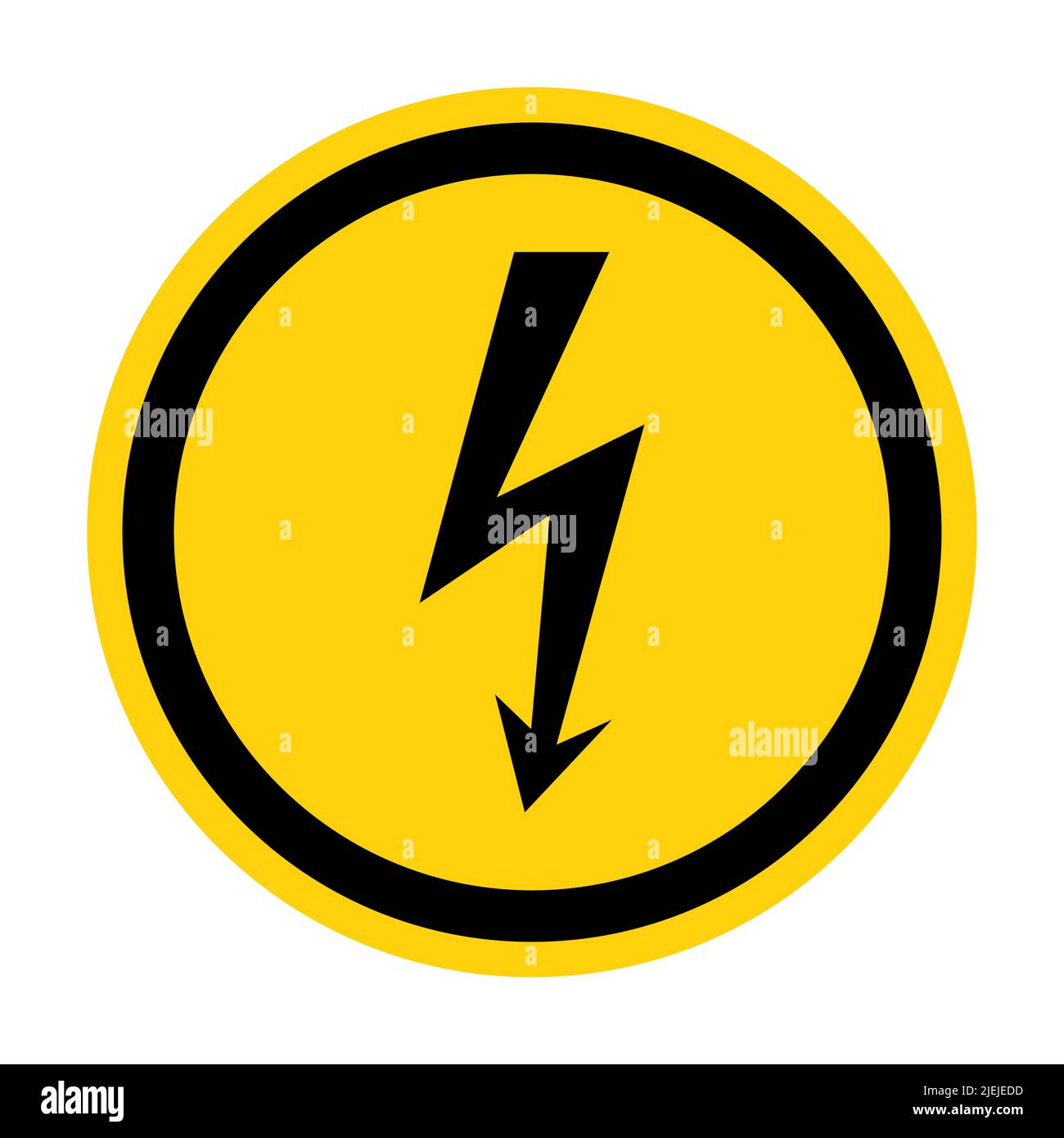 Danger High Voltage Symbol Sign Isolate On White Background,Vector ...