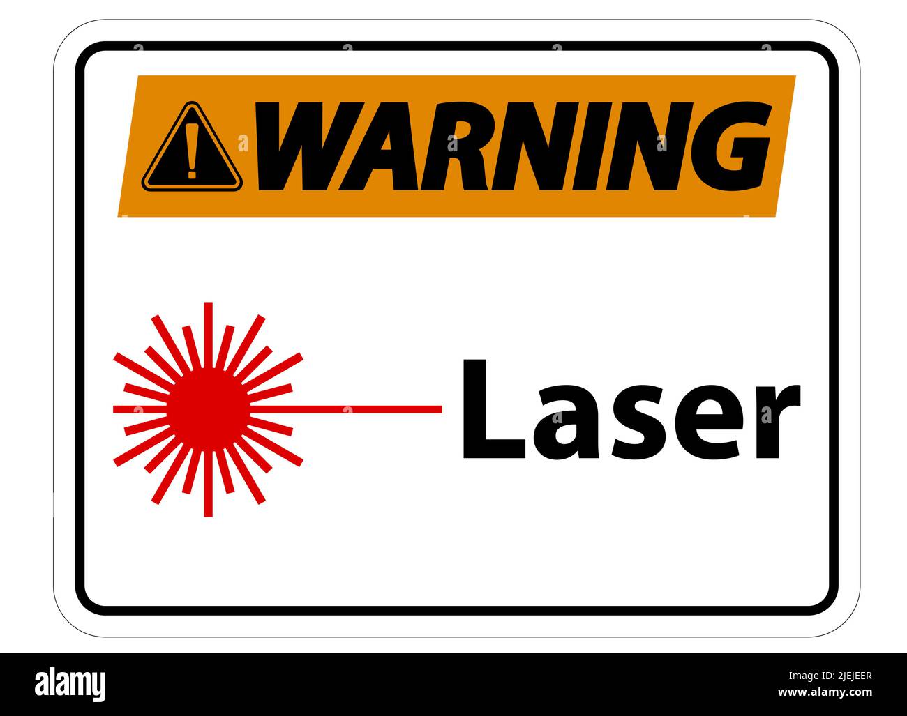 Warning Laser Symbol Sign Symbol Sign Isolate on transparent Background ...