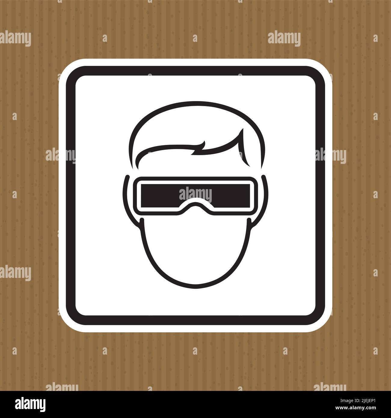 Symbol wear goggles Sign Isolate On White Background,Vector ...