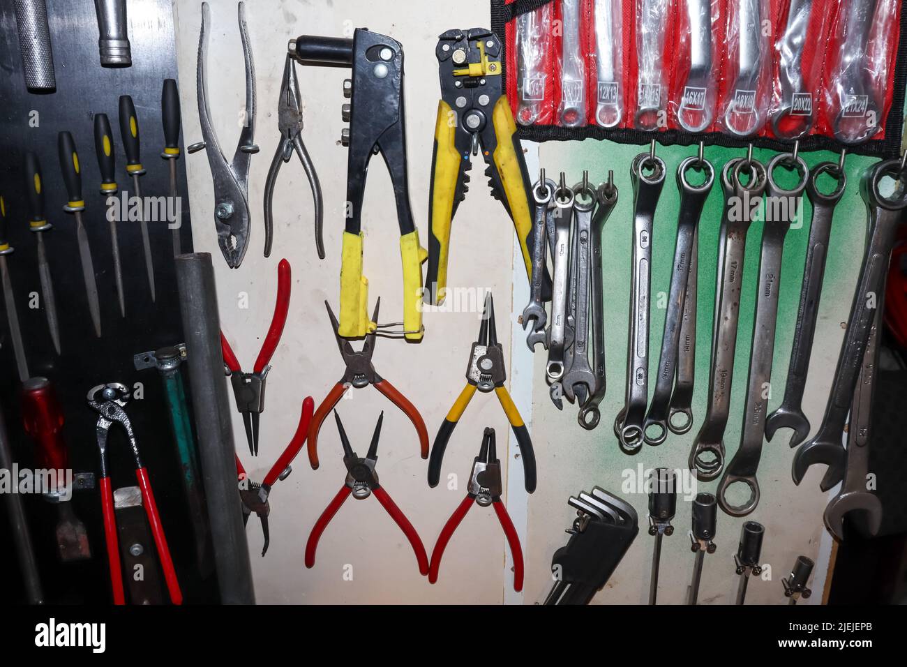 Equipment for maintenance in the industry Stock Photo - Alamy