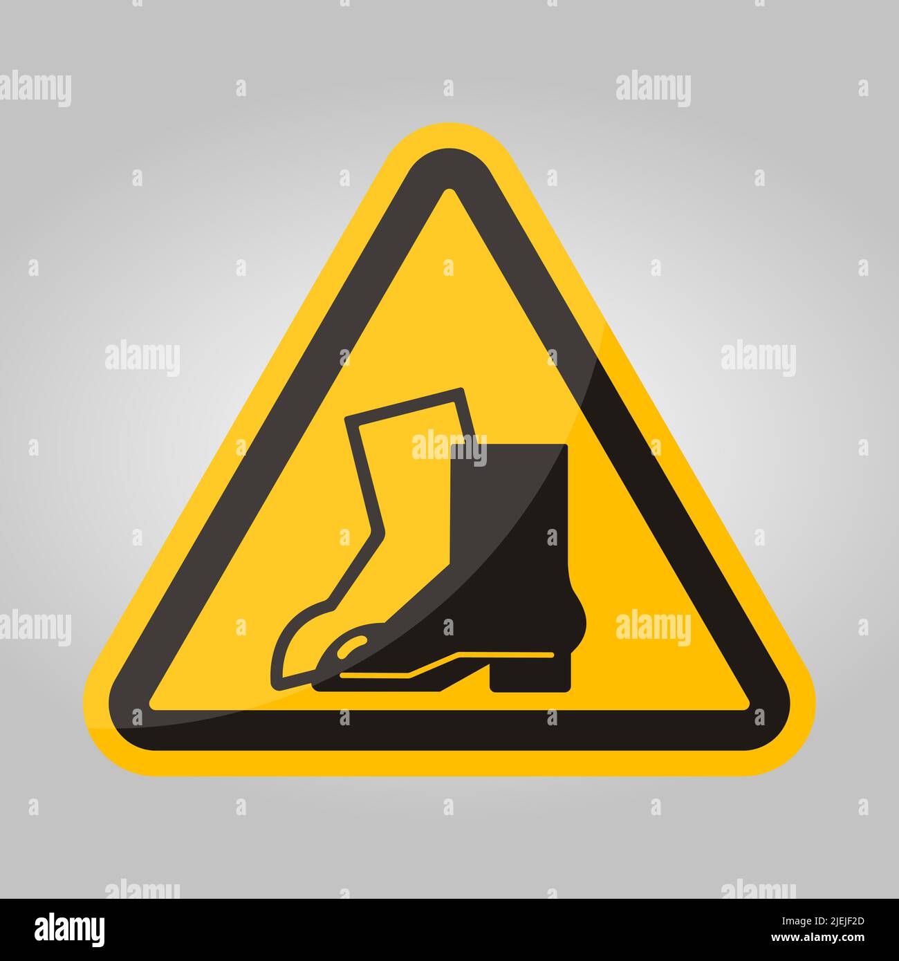 Symbol Wear Foot Protection sign Isolate On White Background,Vector ...