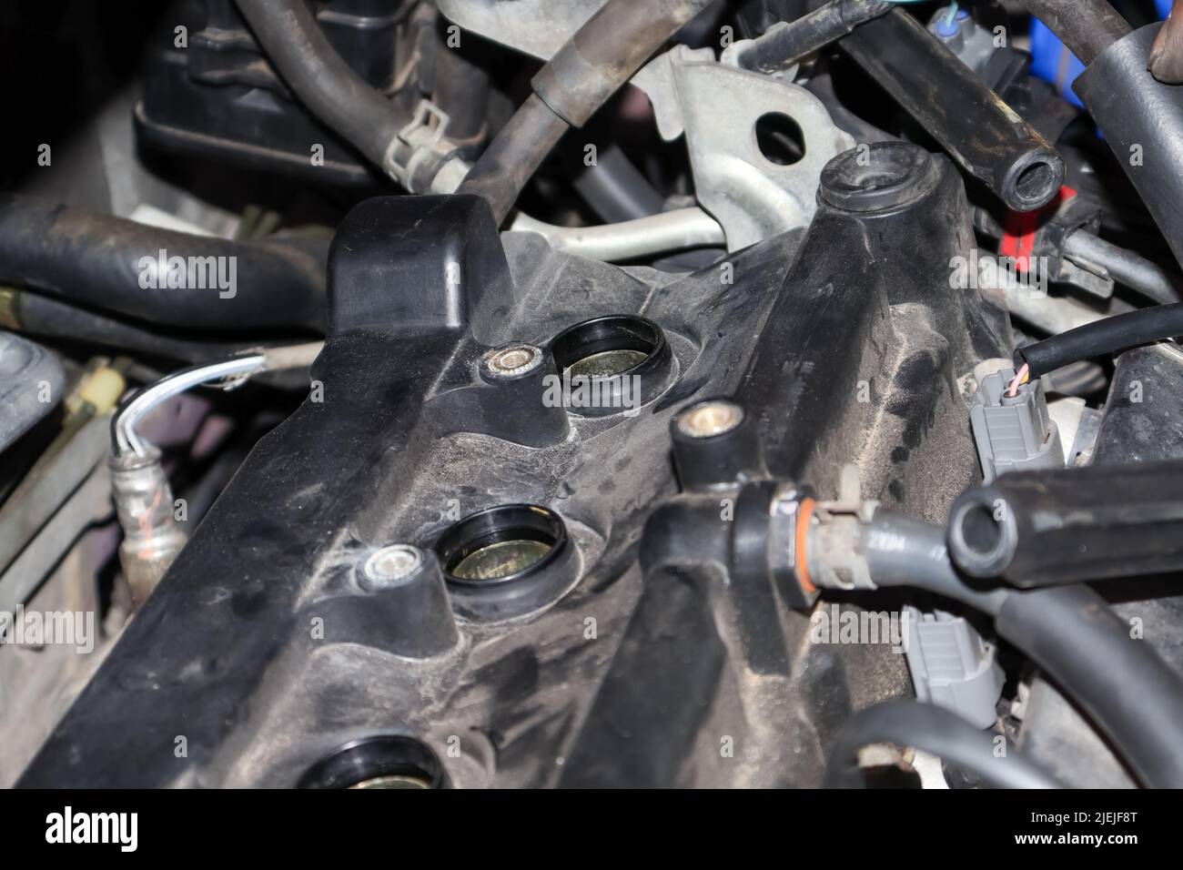 Maintenance spark plug of car Stock Photo - Alamy