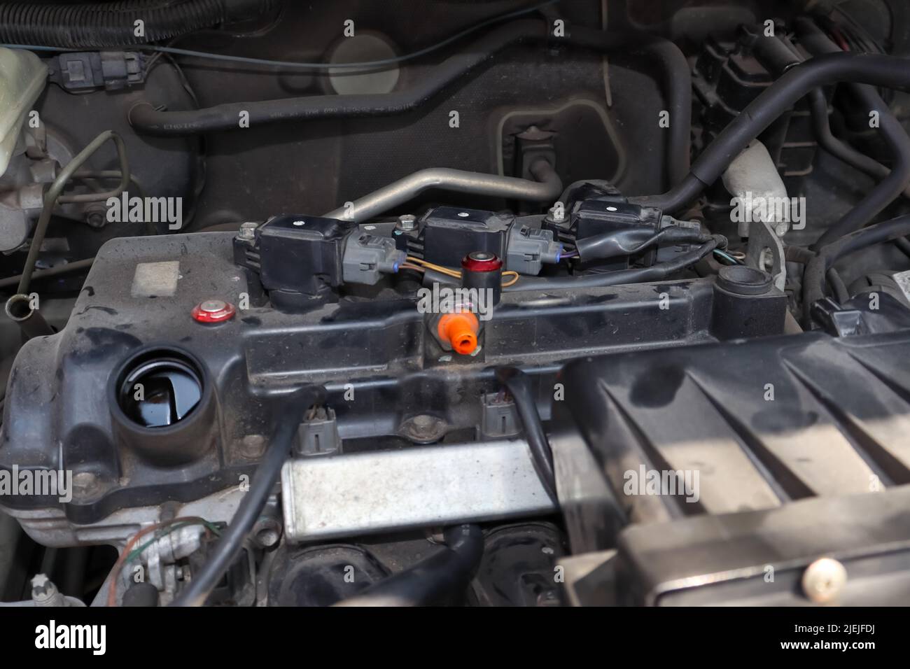 Maintenance spark plug of car Stock Photo - Alamy